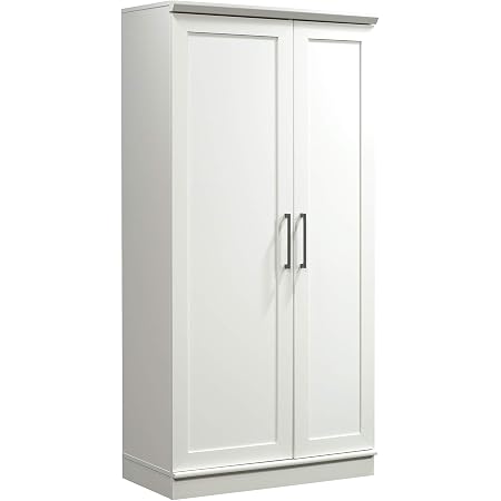 Amazon.com: Sauder HomePlus Collection Storage Cabinet, Soft White ...