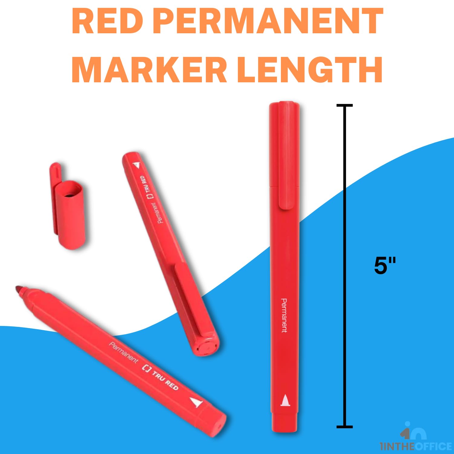 Snapklik.com : Red Markers, Permanent Markers Fine Point, Fine Tip ...