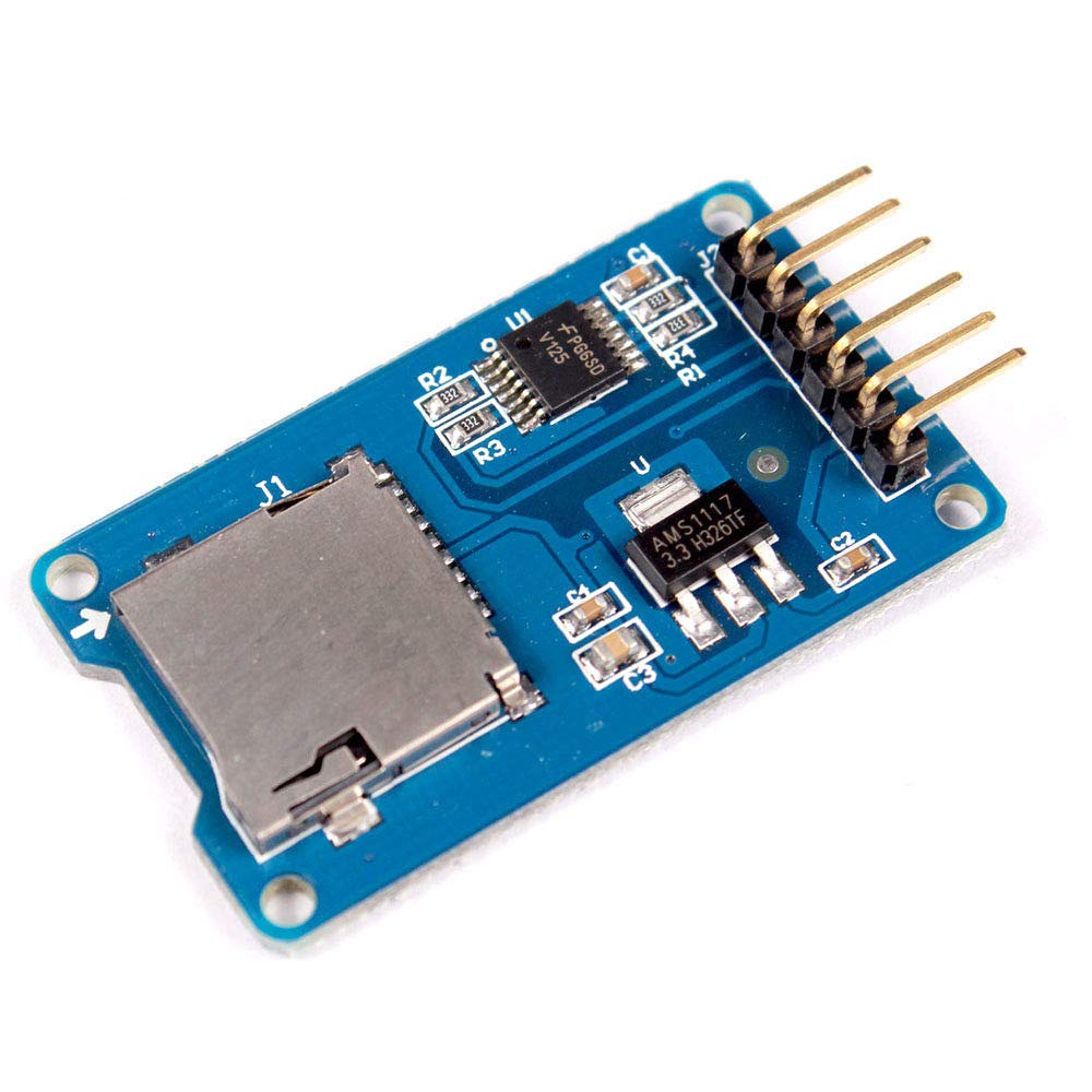 Amazon.com: Micro SD Storage Board TF Card Module Slot Socket Memory ...
