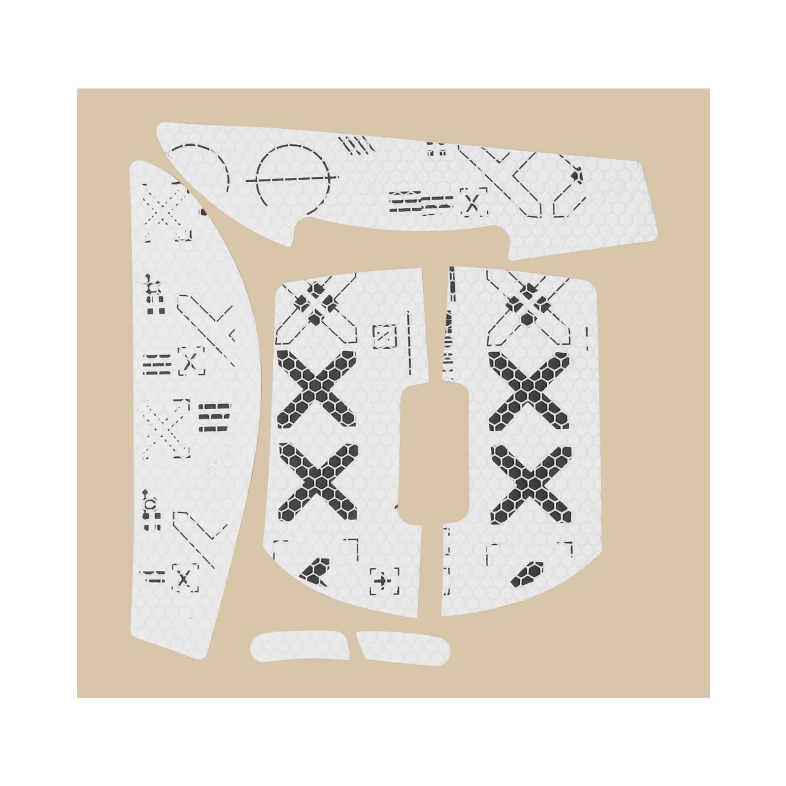 1 Set Mouse Anti-Slip Grip Tape Anti-Slip Mouse Sticker Grip Sticker ...