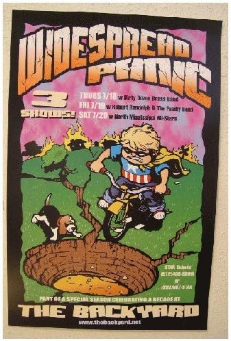 Amazon.com: Widespread Panic Handbill Poster The Backyard 2005: Prints ...