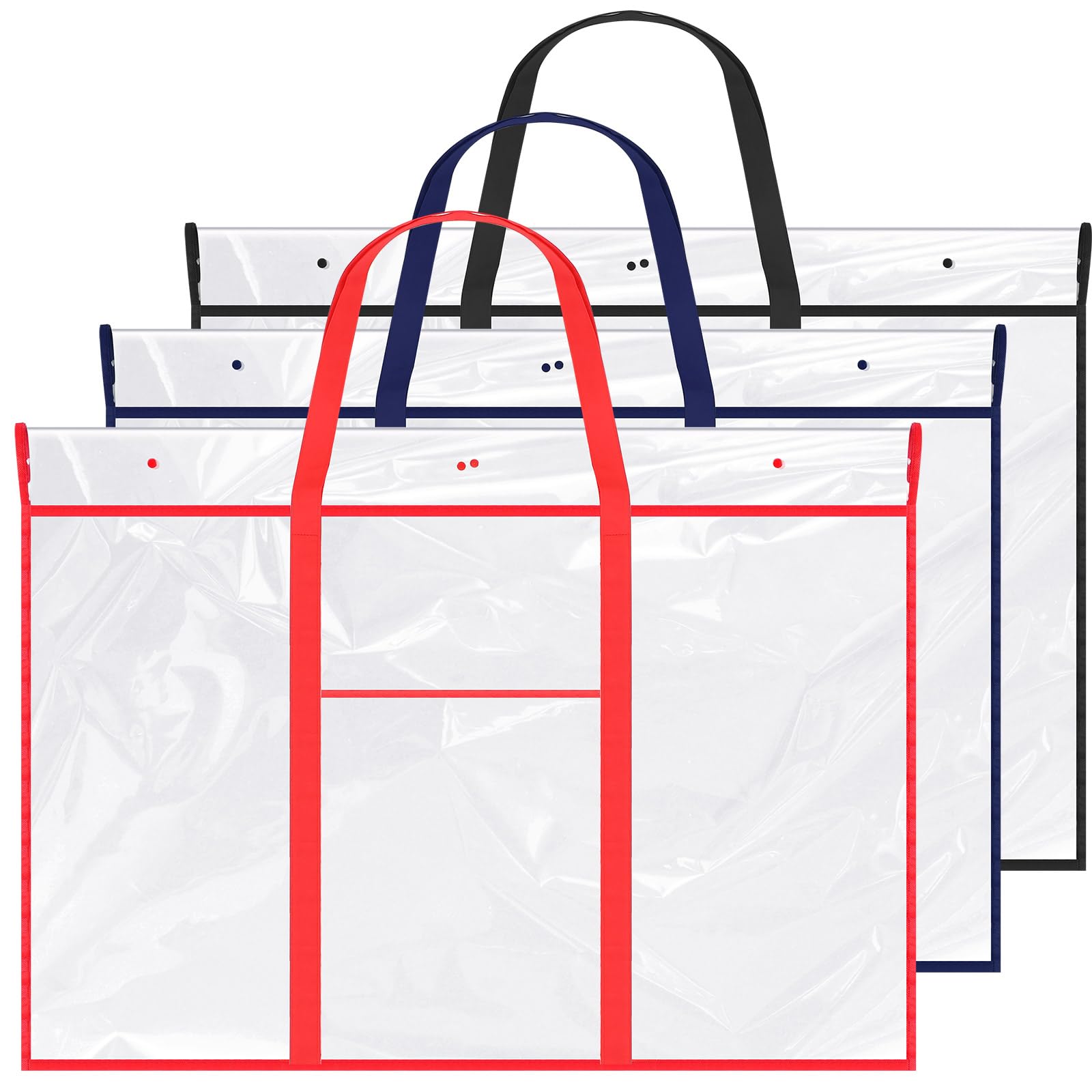 Amazon.com: Huhumy 3 Pack Large Poster Storage Bag Bulletin Board ...