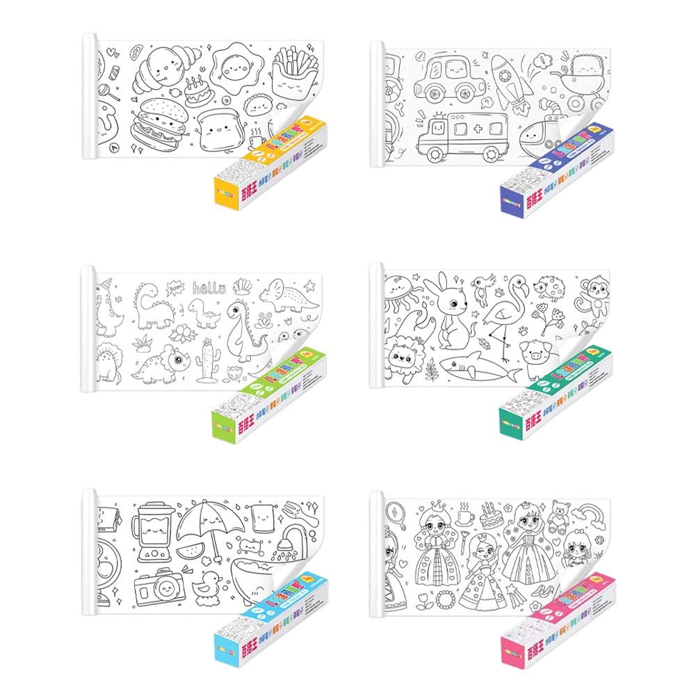 Buy Children's Drawing Roll,Coloring Paper Roll for Kids,DIY Color ...