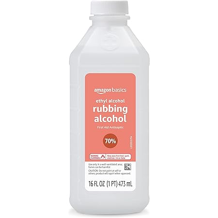 Amazon.com: Amazon Brand - Solimo 91% Isopropyl Alcohol First Aid ...