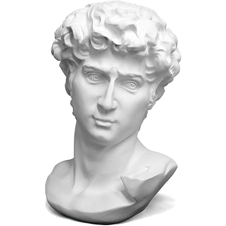 Amazon.com: Greek Statue of David - Head Bust Statue for Roman Home ...