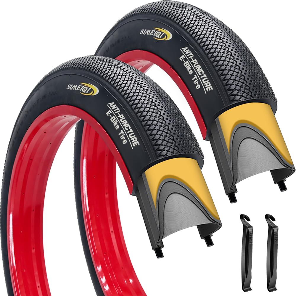 Amazon.com : SIMEIQI 2 Pack E-Bike 26"X4.0" Inch Fat Bike Tires ...