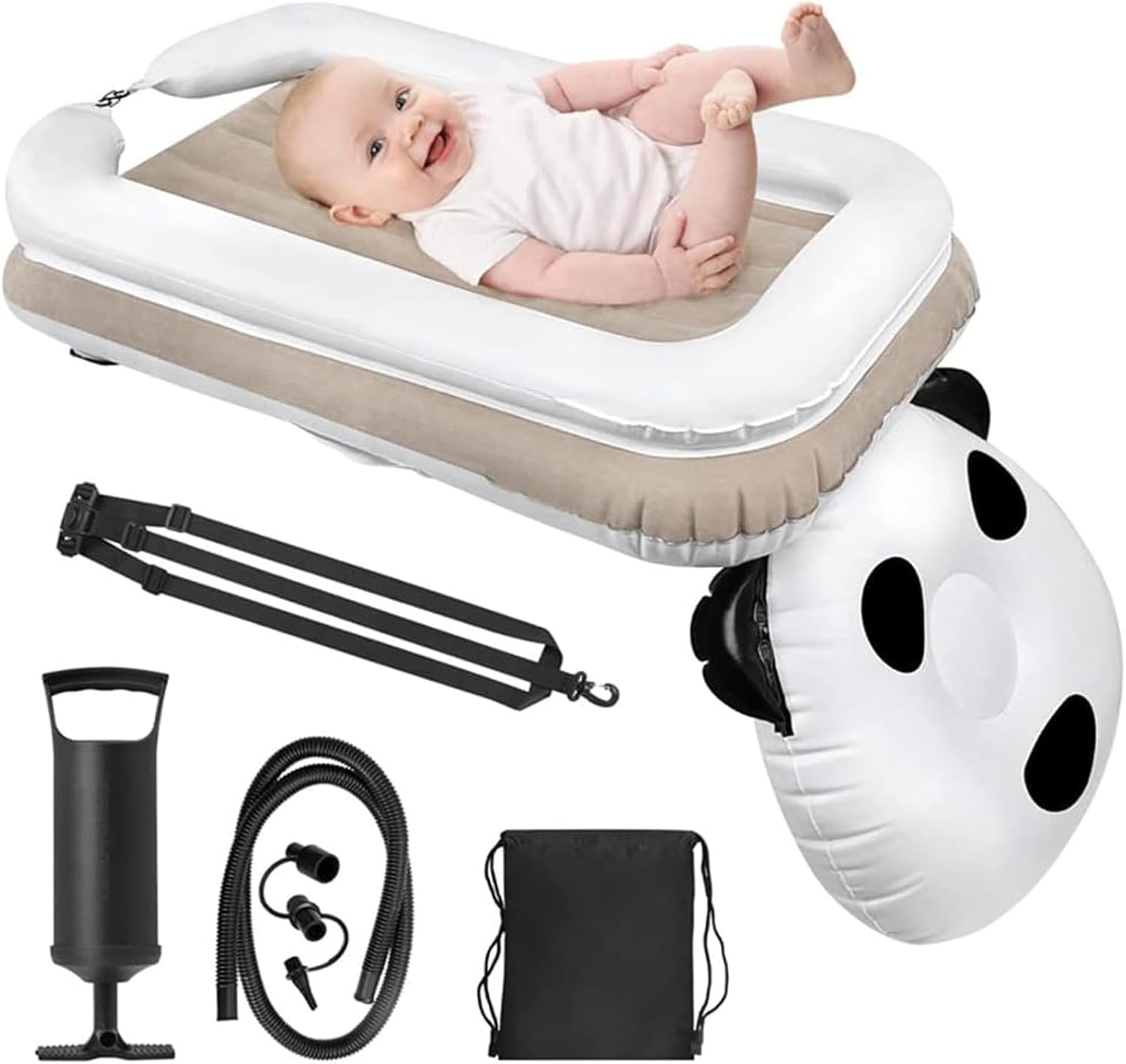 Amazon.com: CUSMA Inflatable Airplane Baby Travel Bed with Pump ...