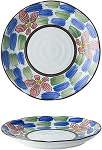 Amazon.com | Dinner Plates Chinese Vintage Ceramic Dinner Plate 8.1 ...