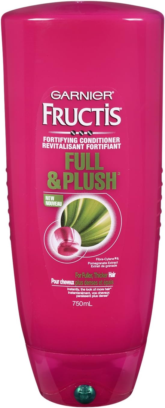 Amazon.com : Garnier Hair Care Fructis Full and Plush Conditioner, 12 ...