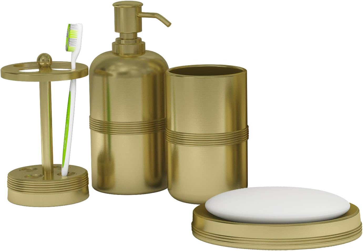 Amazon.com: nu steel nusteel Steel pcs Jewel Stainless Steel Bath ...