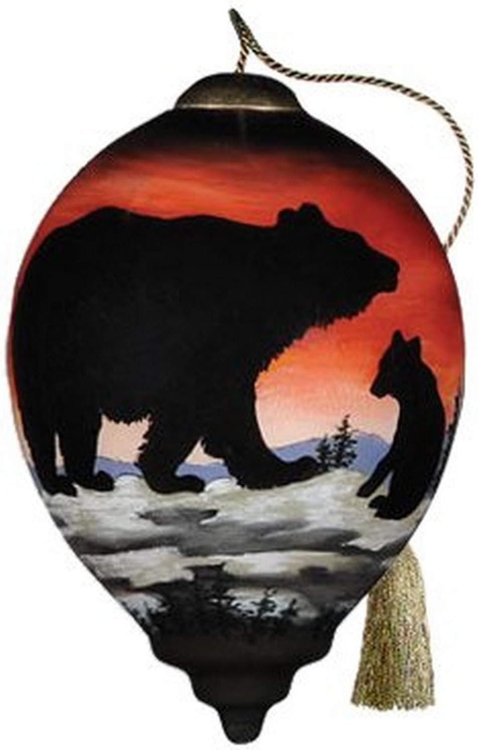 Amazon.com: Ne’Qwa Art, Housewarming Gifts, “Bear Cub Silhouette ...
