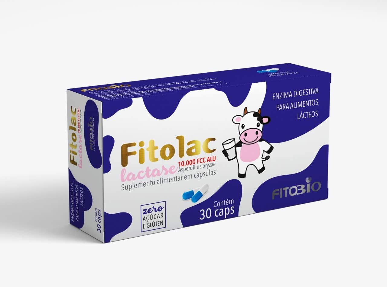 Fitobio Fitolac Lactase 30 Cápsulas, Fitobio | Amazon.com.br