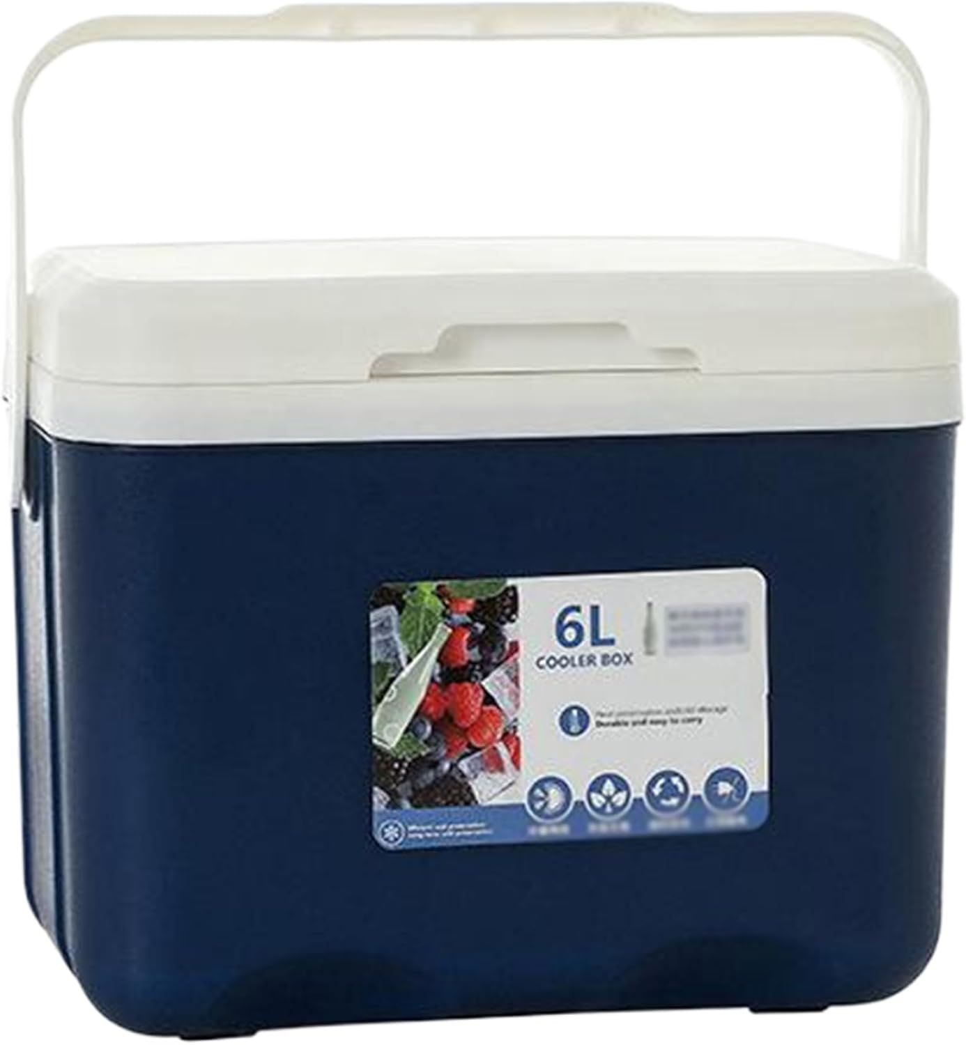 Amazon.com : Small Cooler Hard, Cooler Box 6L Coooling ＆ Warm Insulated ...