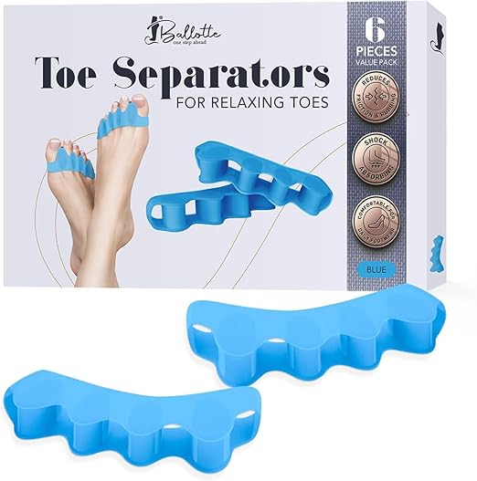 Amazon.com: Ballotte Toe Separators, Silicone Toe Spacers for Bunions ...