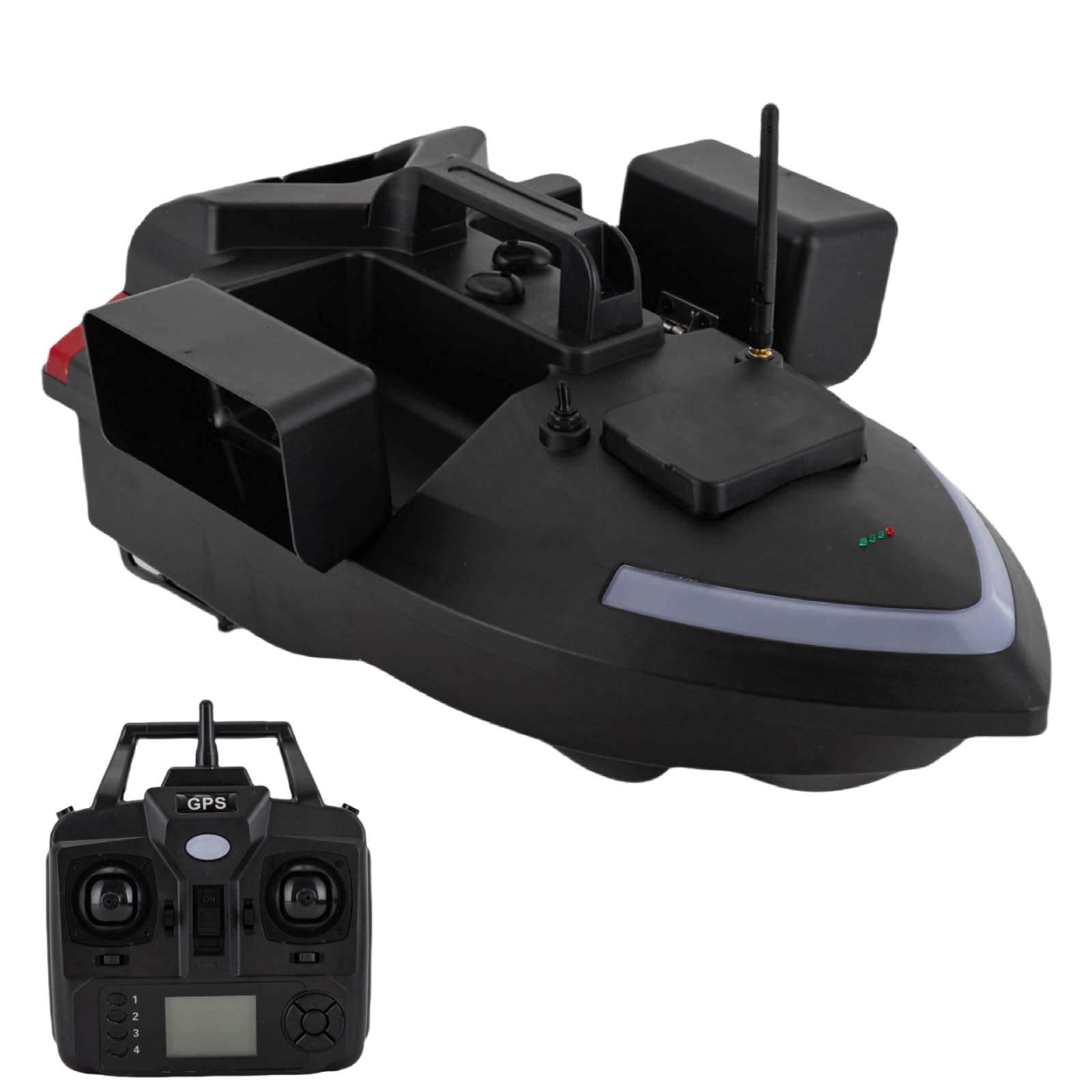 Amazon.com: Kreiaoer RC Fishing Bait Boat with GPS, Dual Motor Fish ...