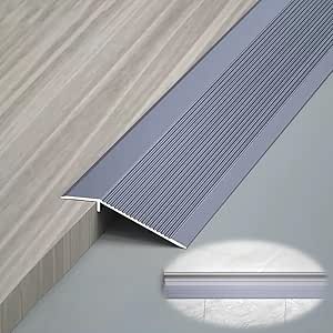 YOHIUU Aluminum Threshold Ramp for Doorways Uneven Floor Transition ...