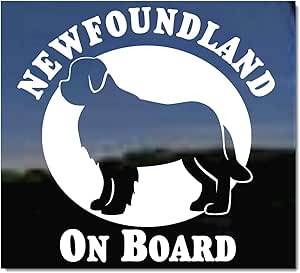Amazon.com: Newfoundland On Board ~ Newfoundland Vinyl Window Auto ...