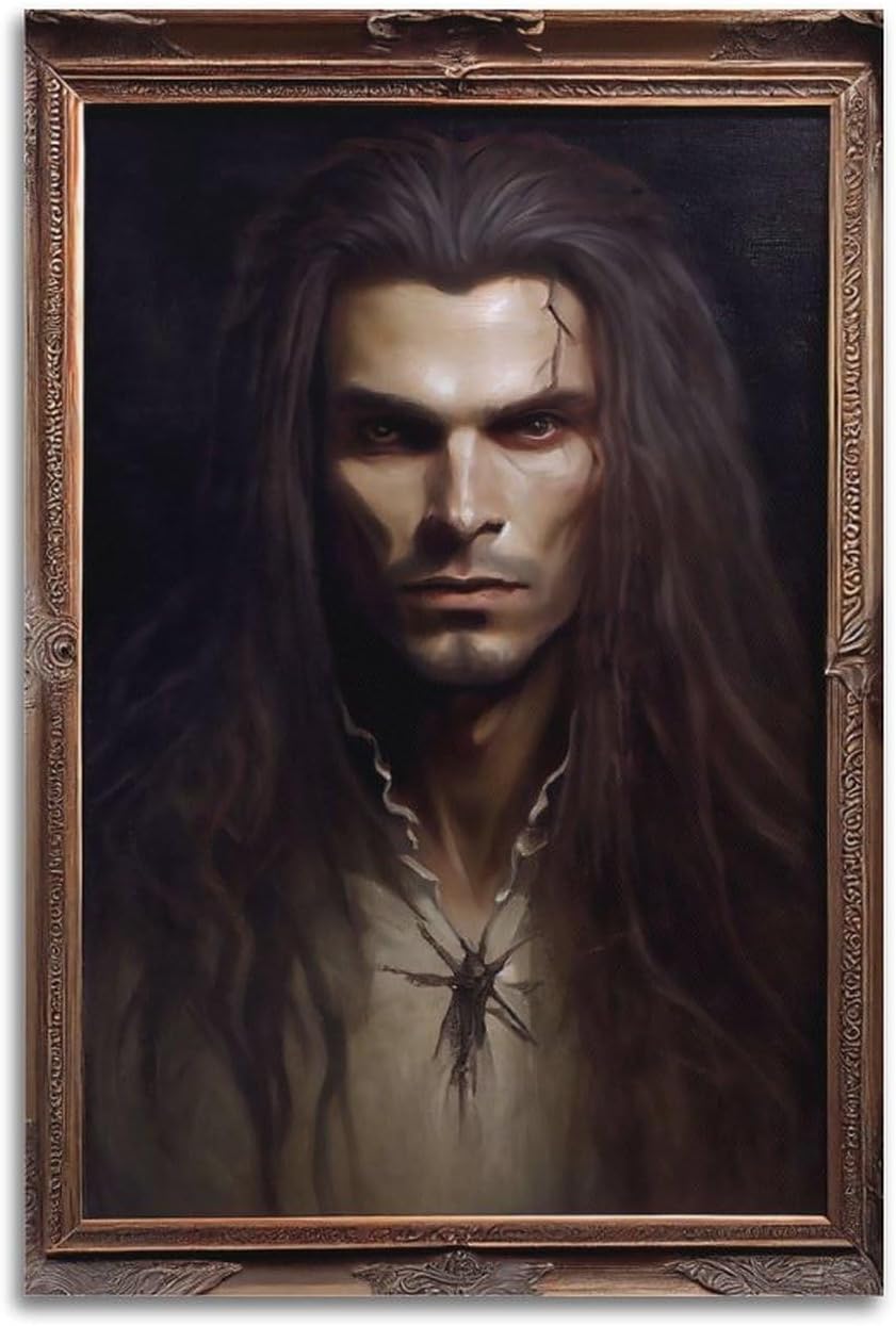 A Vampire Painting Poster Decorative Painting Canvas Wall Posters And ...