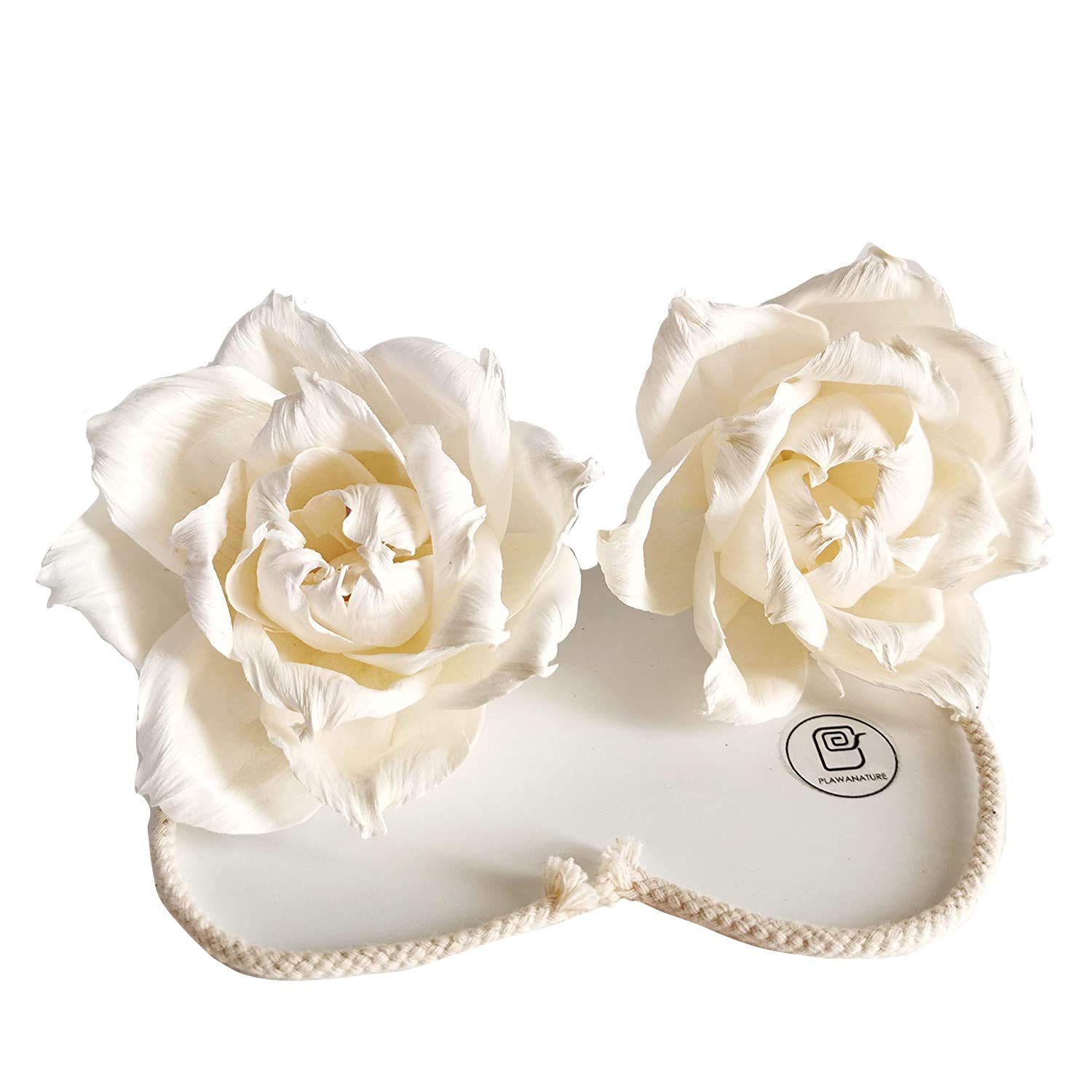 Amazon.com: 2 Engagement Rose Flower 4" Sola Flower Cotton Wick ...