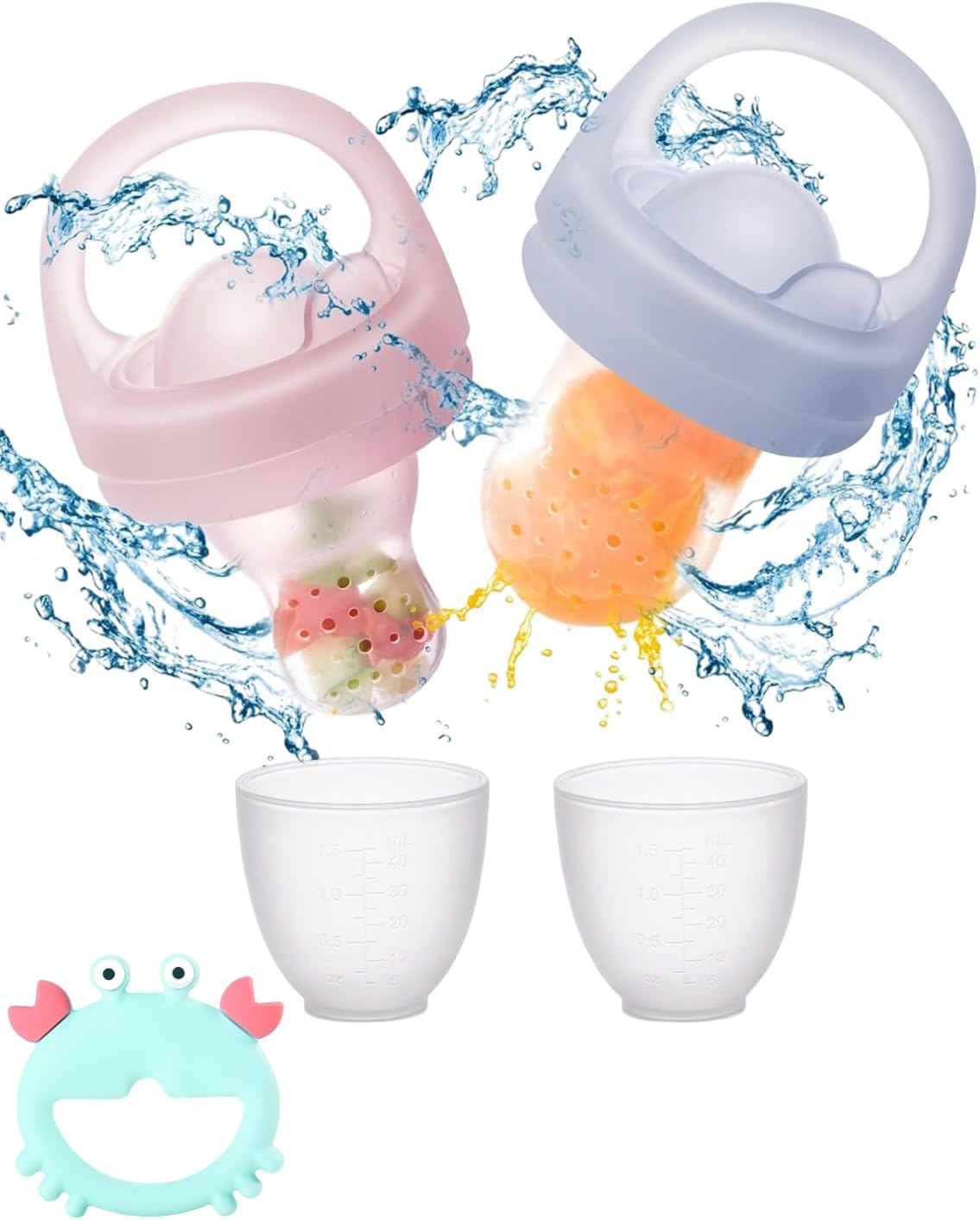 TYNIE Tots - Baby Dummy Pacifer Fruit Feeder | Crab Teether : Amazon.co ...