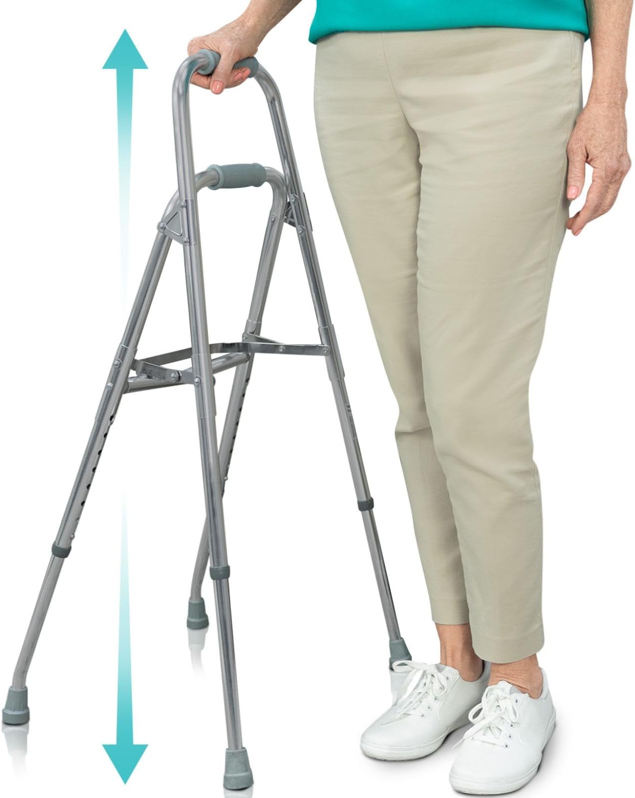 Amazon.com: Vive Hemi Walker for Seniors - Narrow for Small & Tight Spaces, Ultra Lightweight ...