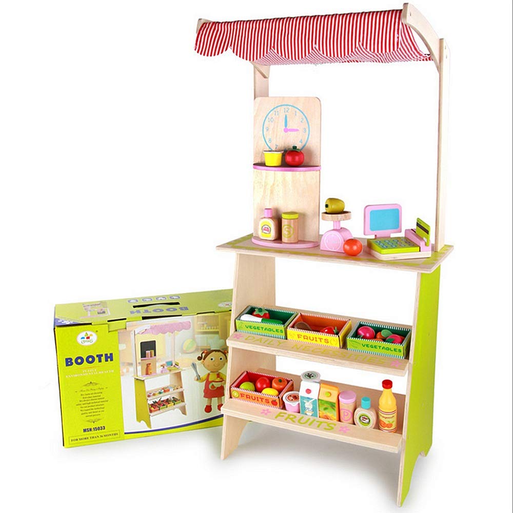 Buy Booth Toy Cash Register and Super Market Stall with Pretend Play ...