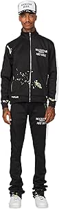 Amazon.com: ROCKSTAR ORIGINAL Men's Rockstar Art Dist. Black Tricot ...