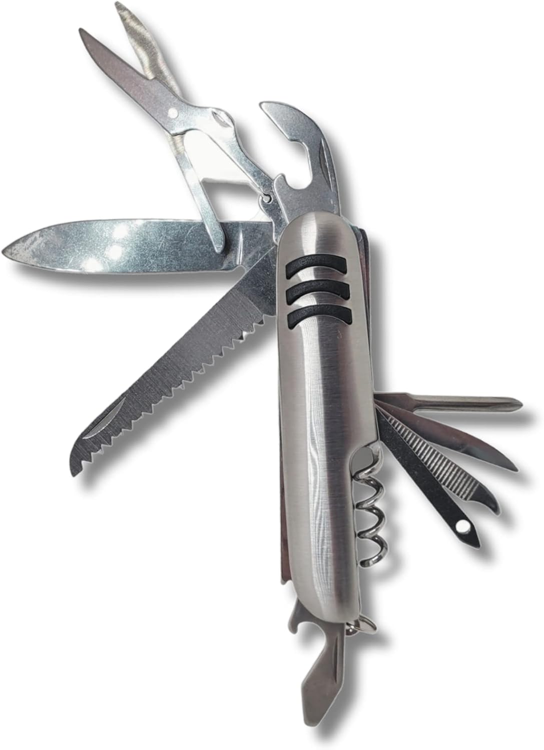 10-in-1 Multi Tool Pocket Knife, Stainless Steel Multitool Knife ...