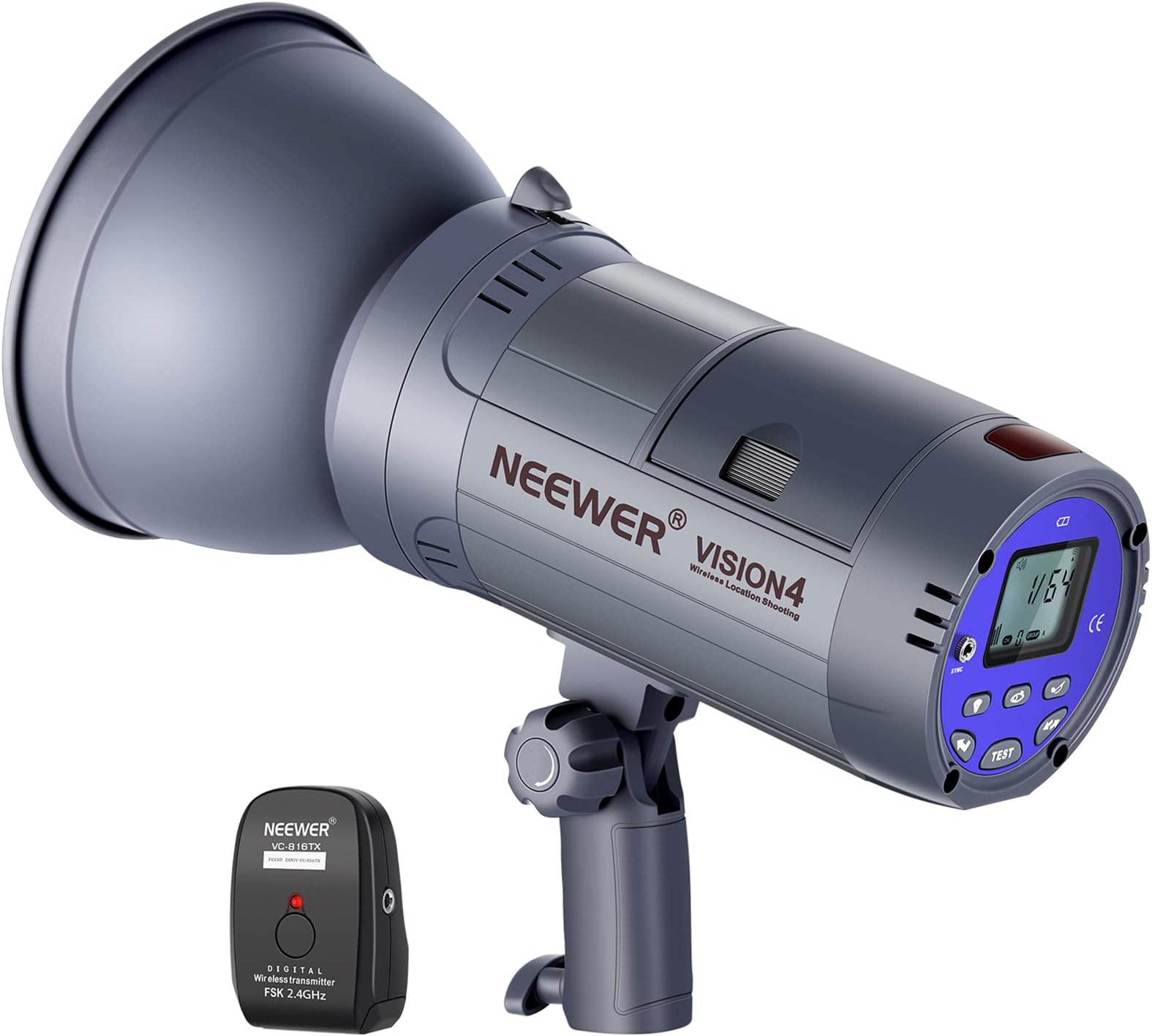 Amazon.com : Neewer Vision 4 300W Outdoor Studio Flash Strobe Li-ion ...