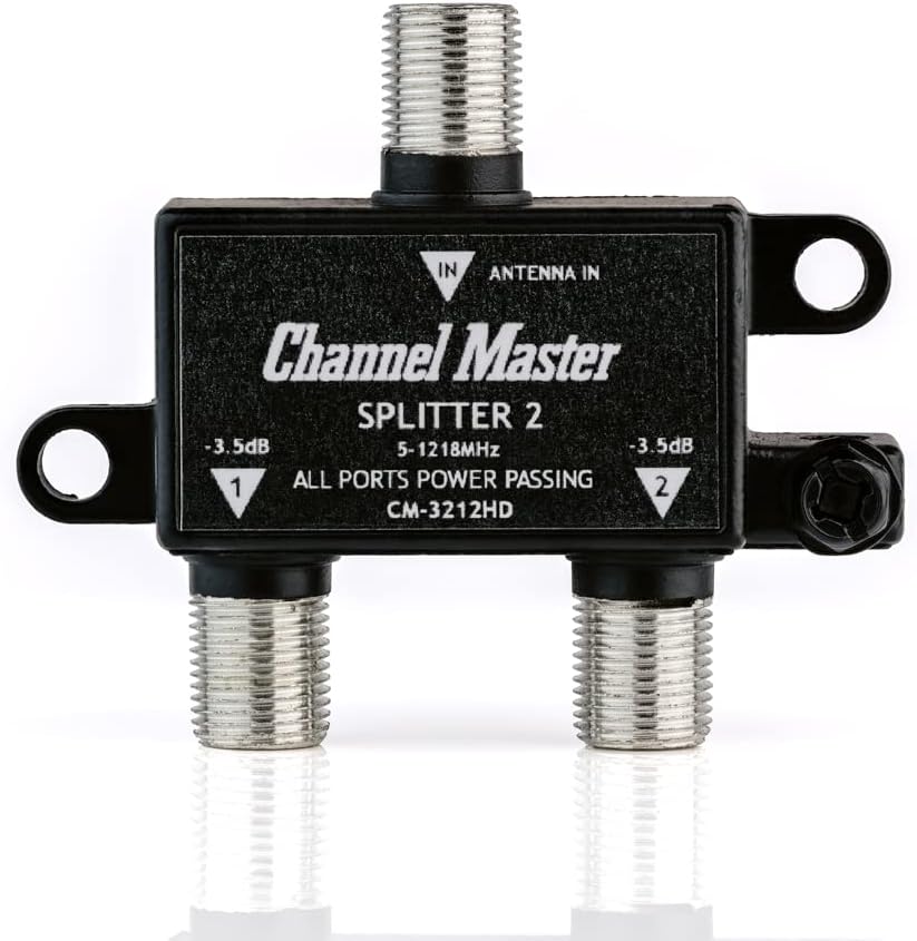 Amazon.com: Commscope SV2G HomeConnect 2-Way Coaxial Cable Splitter 5 ...