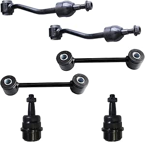Amazon.com: HHCM 6pc Front Rear Sway Bar End Links and Upper Ball ...