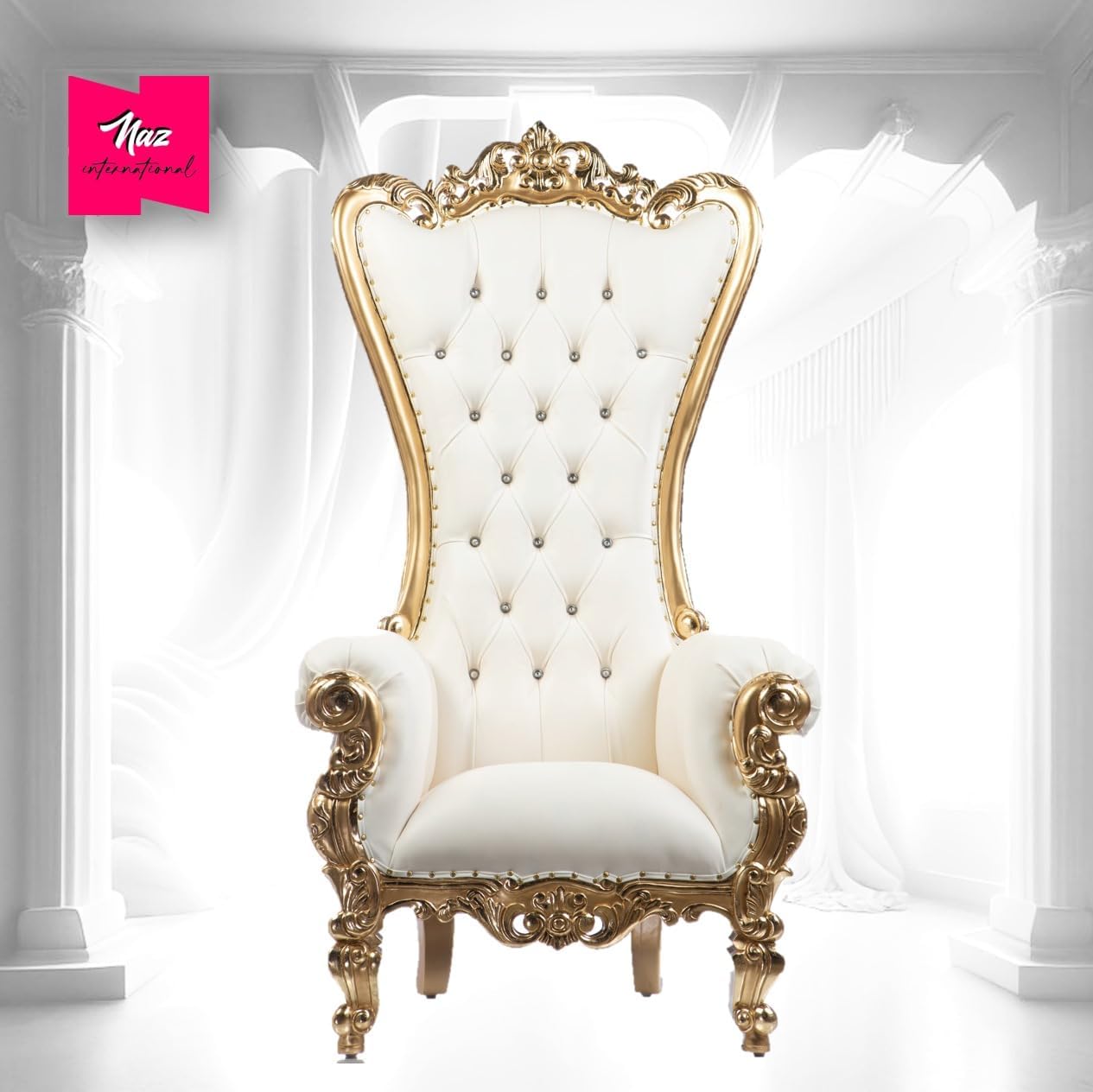 Amazon.com - King/Queen Throne Chair for Wedding, Birthday Party ...