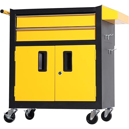 Amazon.com: TANKSTORM Tool Chest Heavy Duty Cart Steel Rolling Tool Box ...