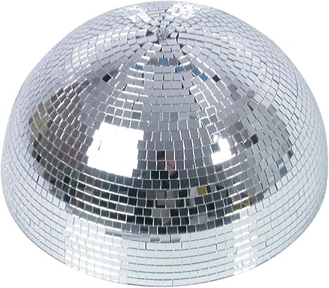 Eurolite Half mirror ball 40cm with safety-motor : Amazon.co.uk ...