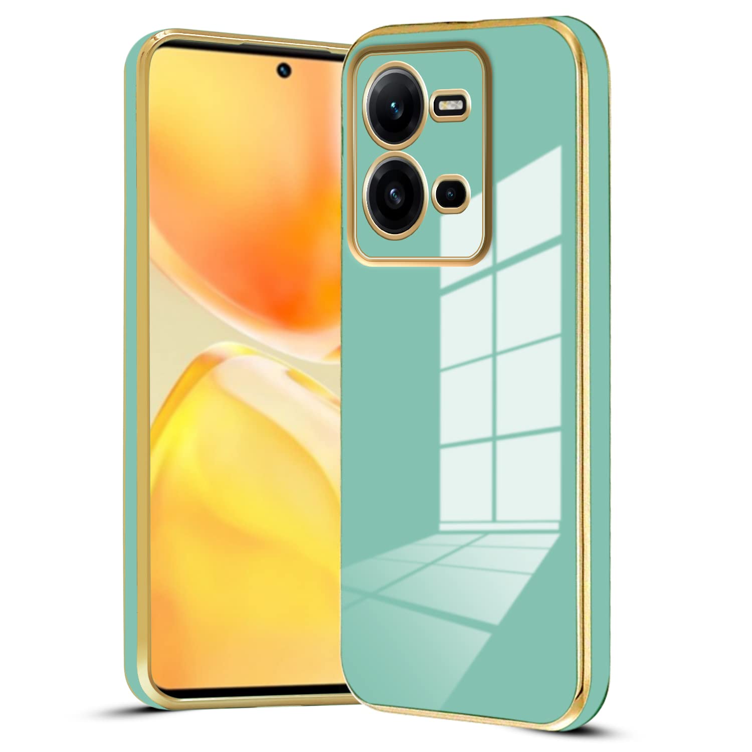 Mr. Case Basic Case for Mobile (Silicone_Light Green) : Amazon.in ...