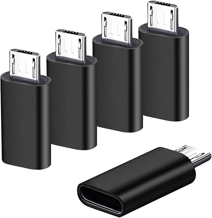 Amazon.com: POHFP USB C to Micro USB Adapter 5Pack, Type C Female to ...