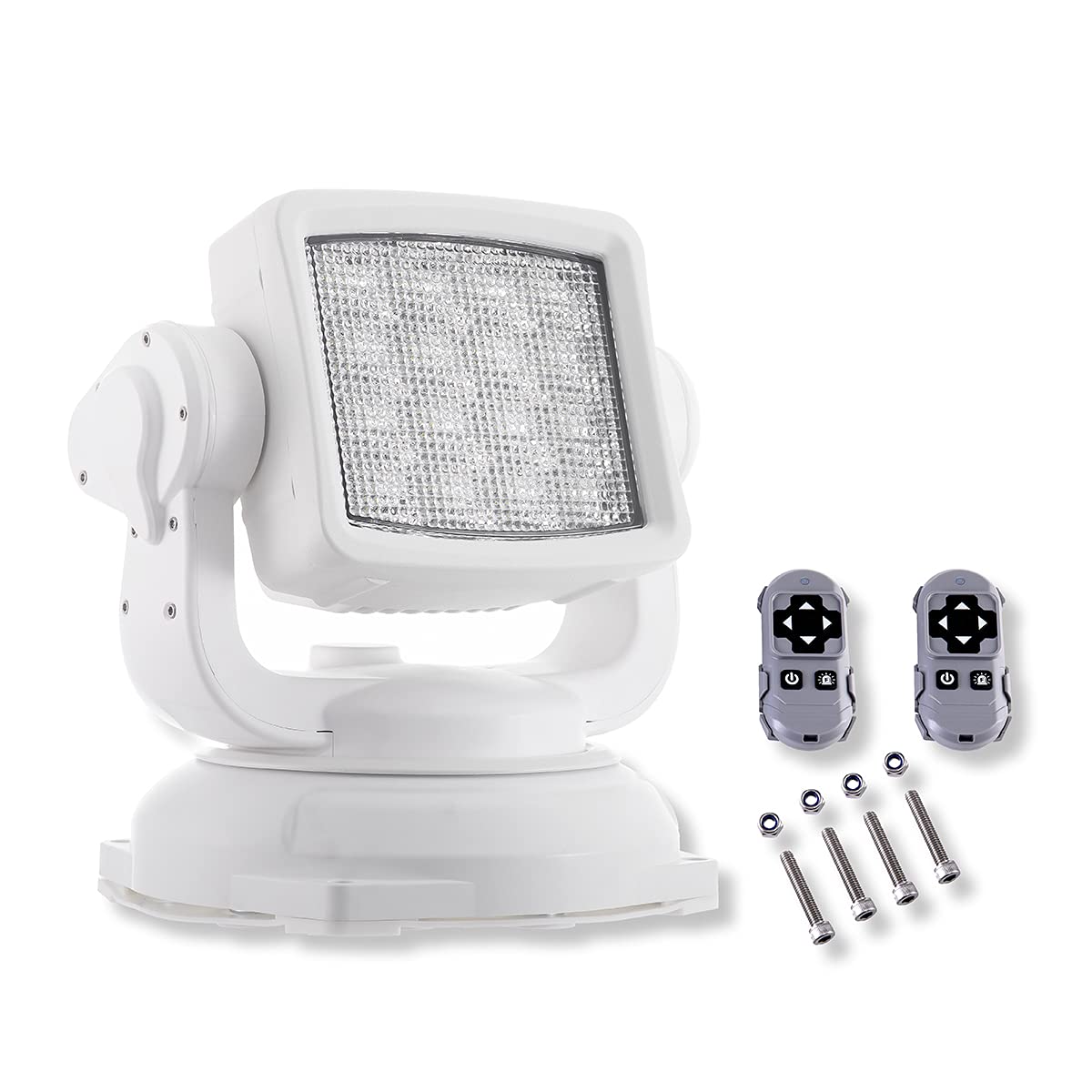 Lightronic Marine Boat LED Search Light, 6000K Cool-White Super Bright ...