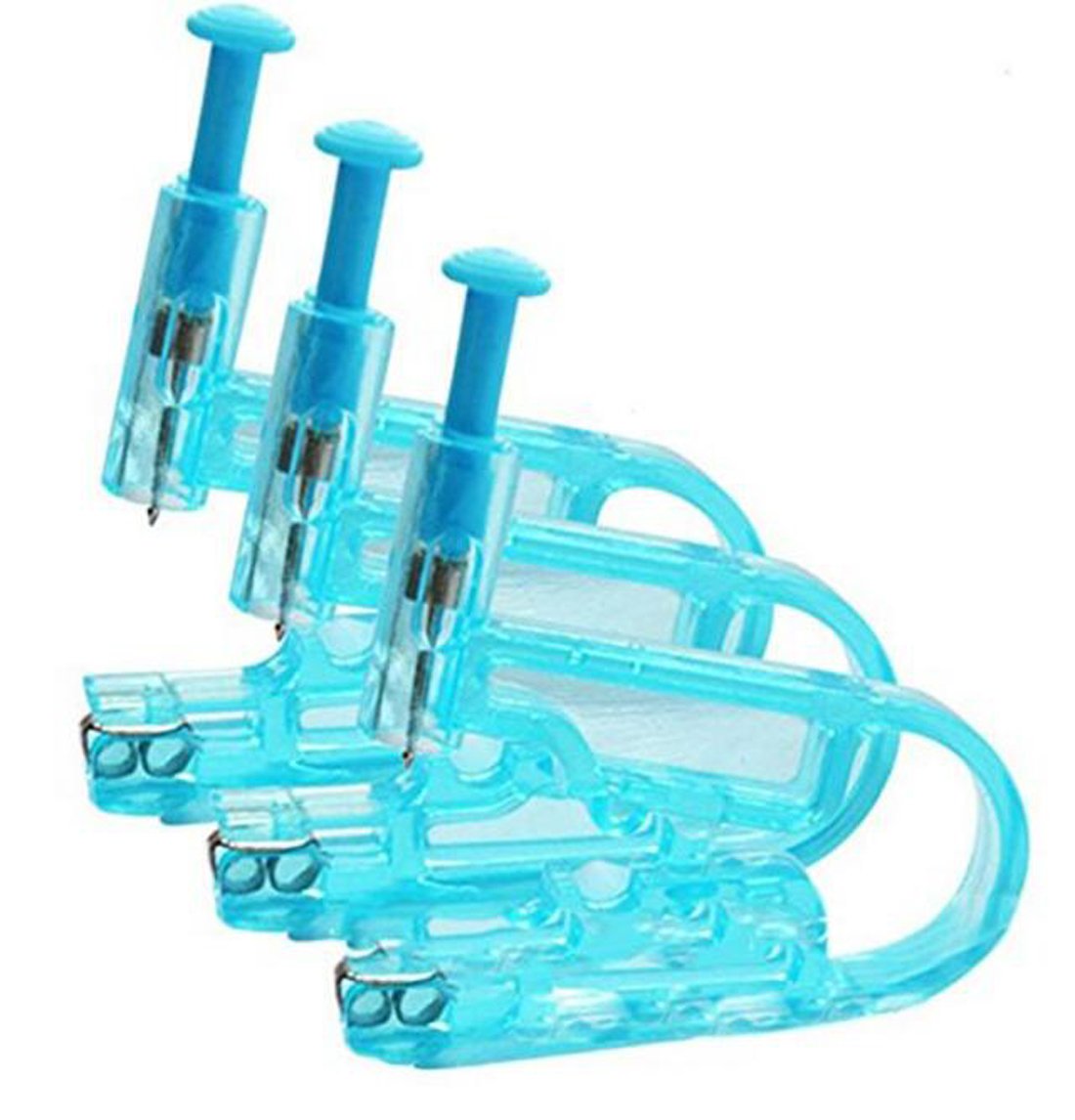 Amazon.com: 2 Pcs Blue Disposable Safety Health Ear Hole Piercing Gun ...