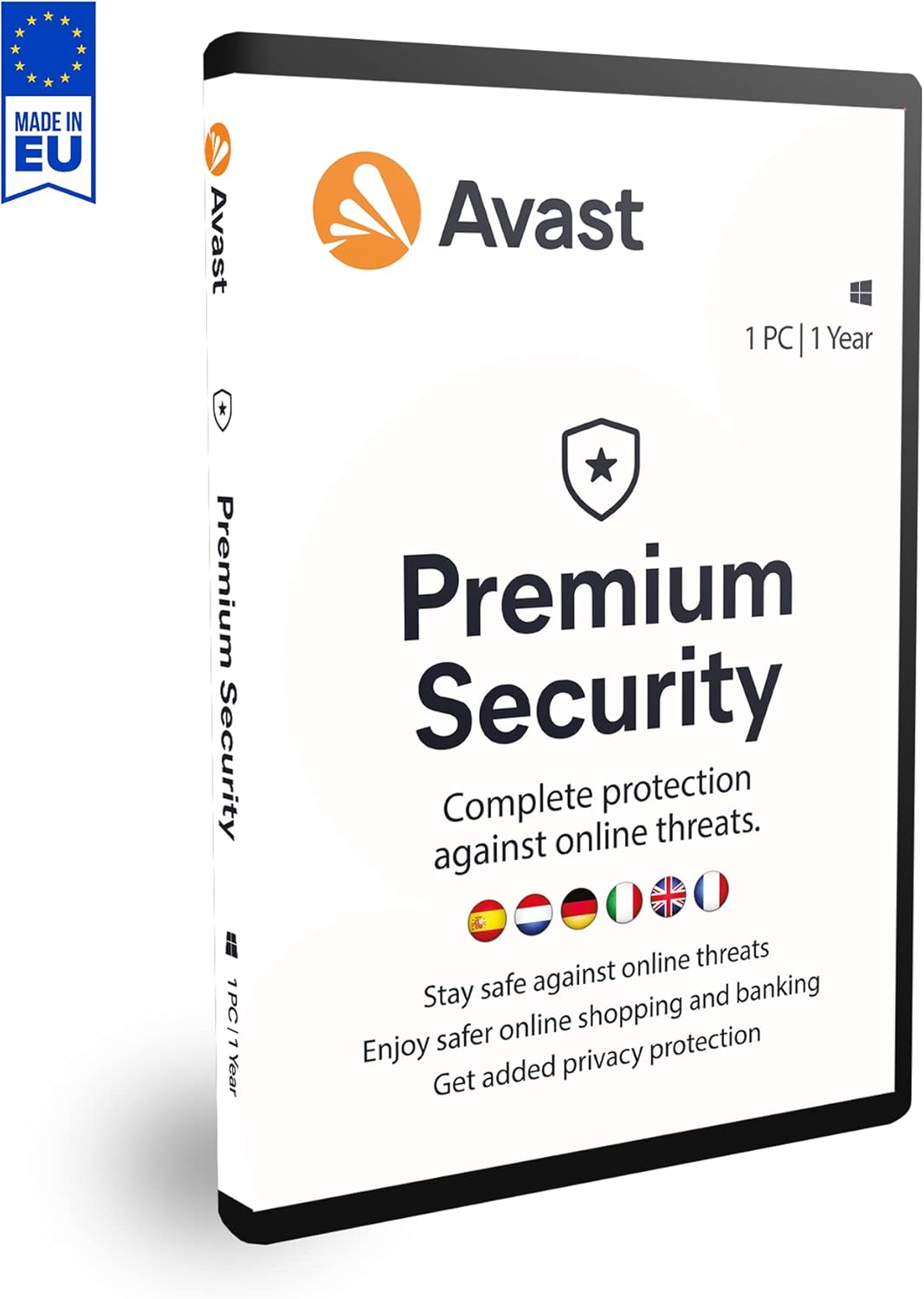 Avast Premium Security 2024 - Protection Antivirus | 1 PC | 1 an | Box ...