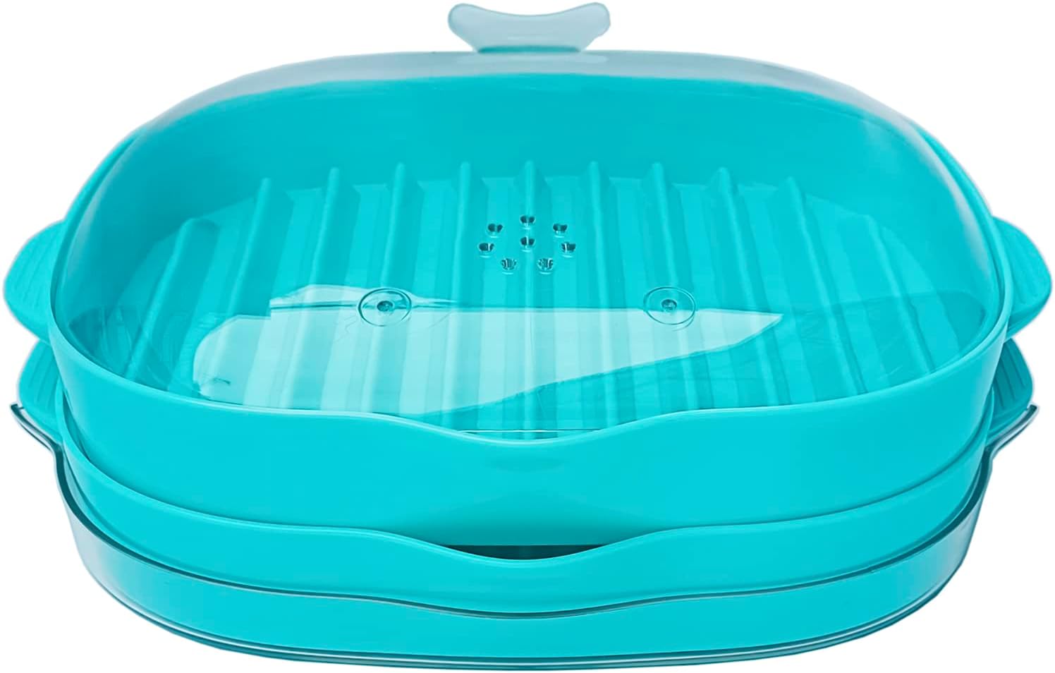 Amazon.com: Microwave Bacon Rack, Two-Tier Bacon Grill Tray ...