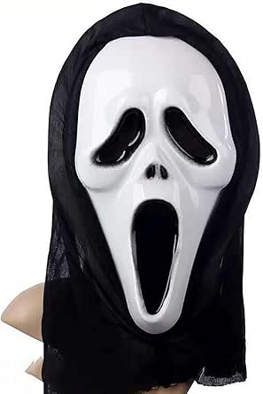 Amazon.com: Halloween Skull Mask - Full Head Scary Costume Mask with ...