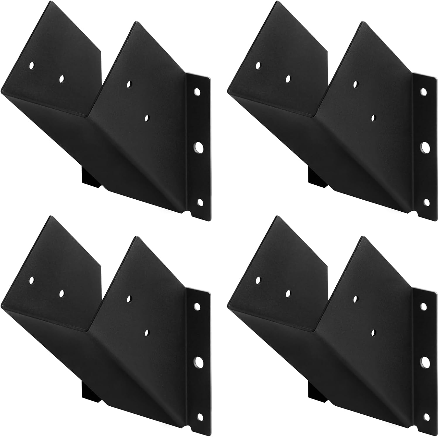 Amazon.com: GBGS 4 Pcs 45-Degree 4x4 Beam Support Bracket,Inner Width:3 ...