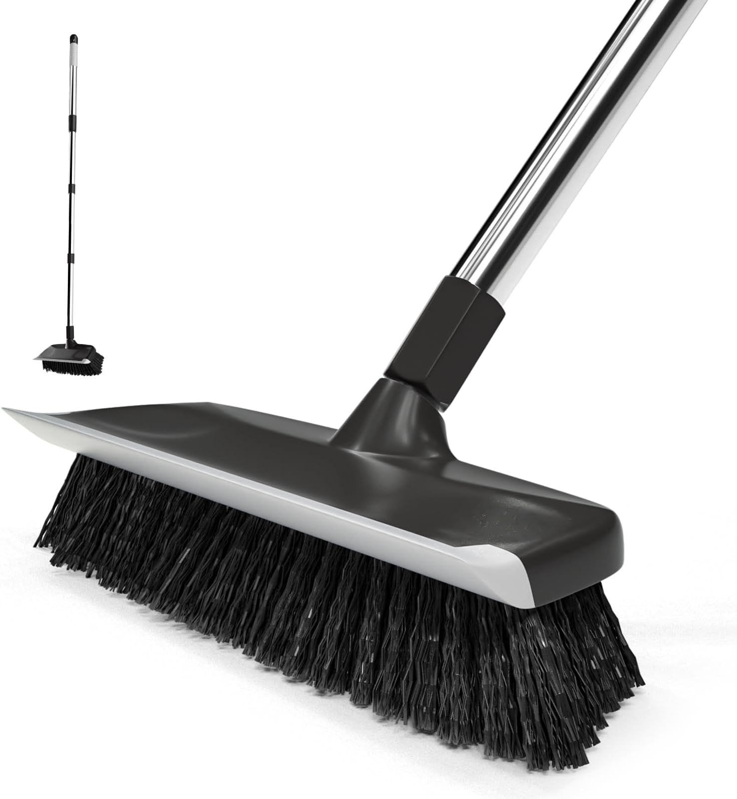 Amazon.com: YONILL Deck Brush with Long Handle - Floor Scrub Brushes ...