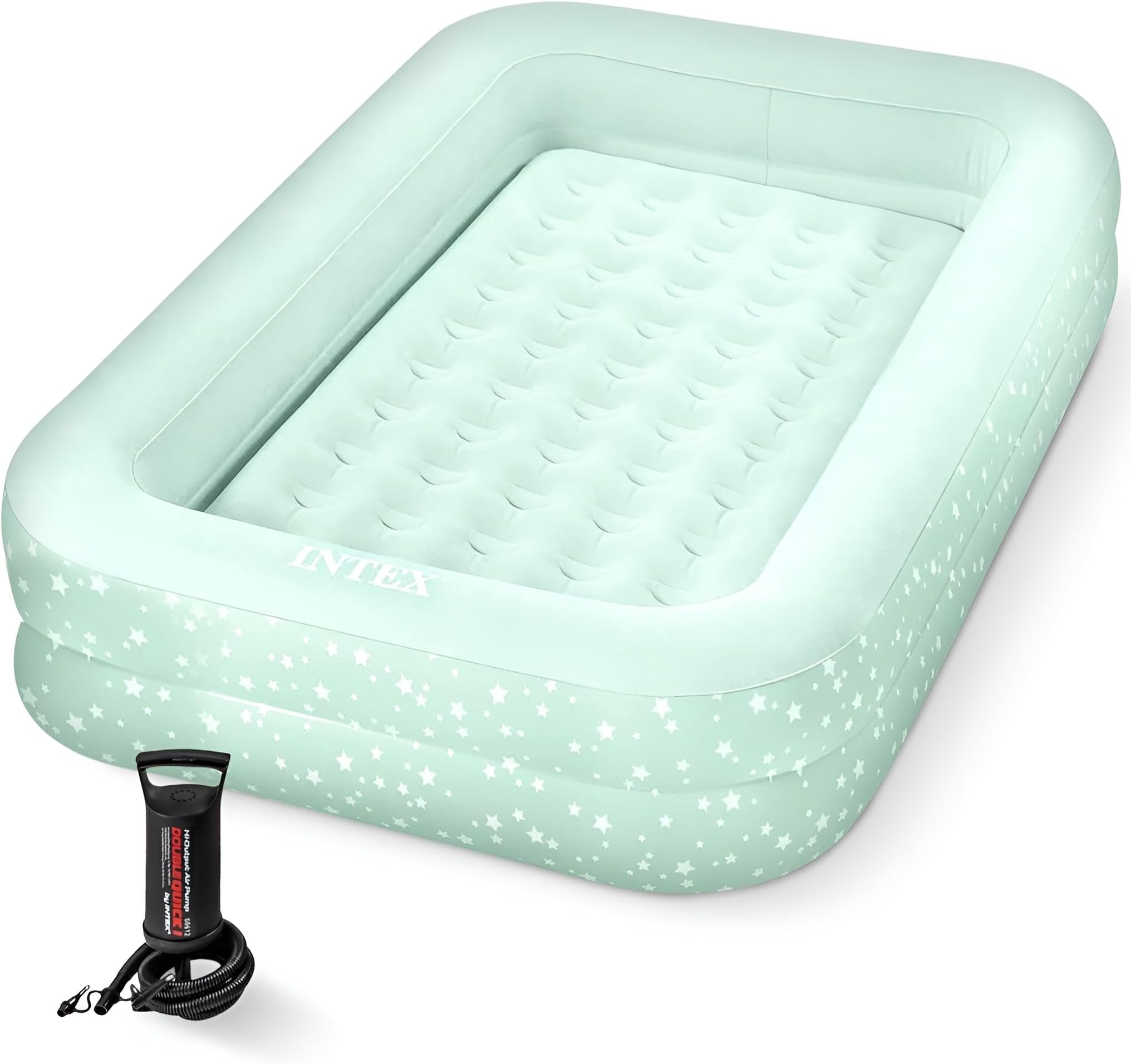 Amazon.com: FUNBOY Kids Striped Castle Sleepover Travel Bed & Air ...