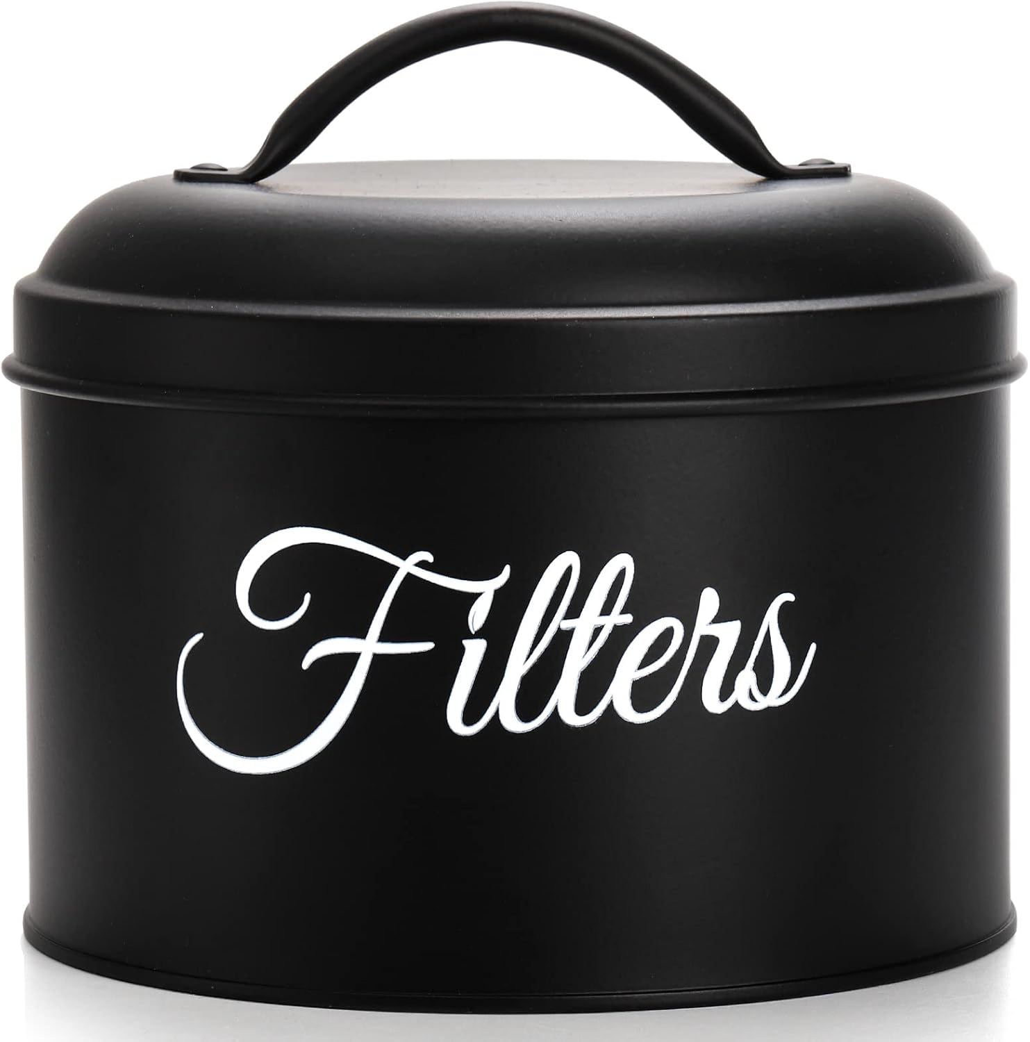 Amazon.com: Suwimut Coffee Filter Holder, Black Enamelware Basket ...
