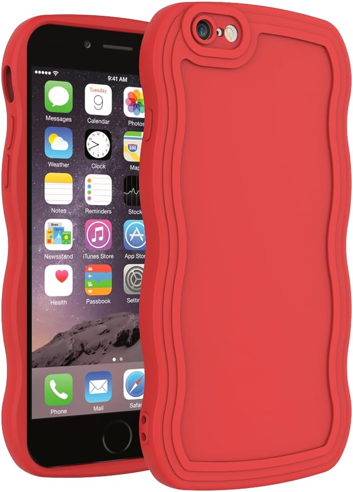 Amazon.com: WOGROO Case for iPhone 6 Plus/iPhone 6s Plus Case,Wave ...