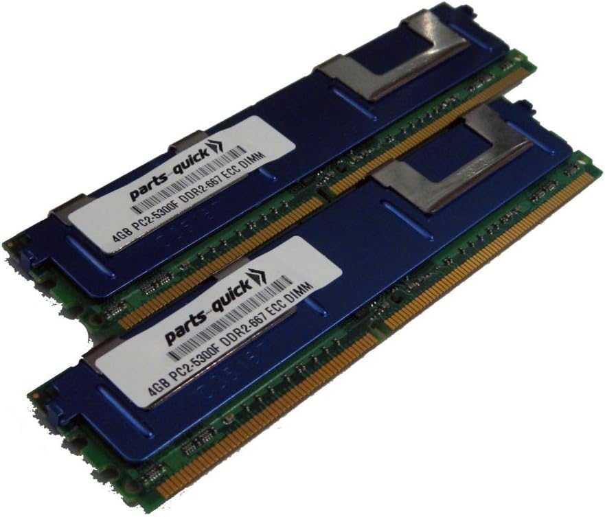 parts-quick 46C7420 8GB (2 X 4GB) DDR2 Compatible Memory for IBM Server ...