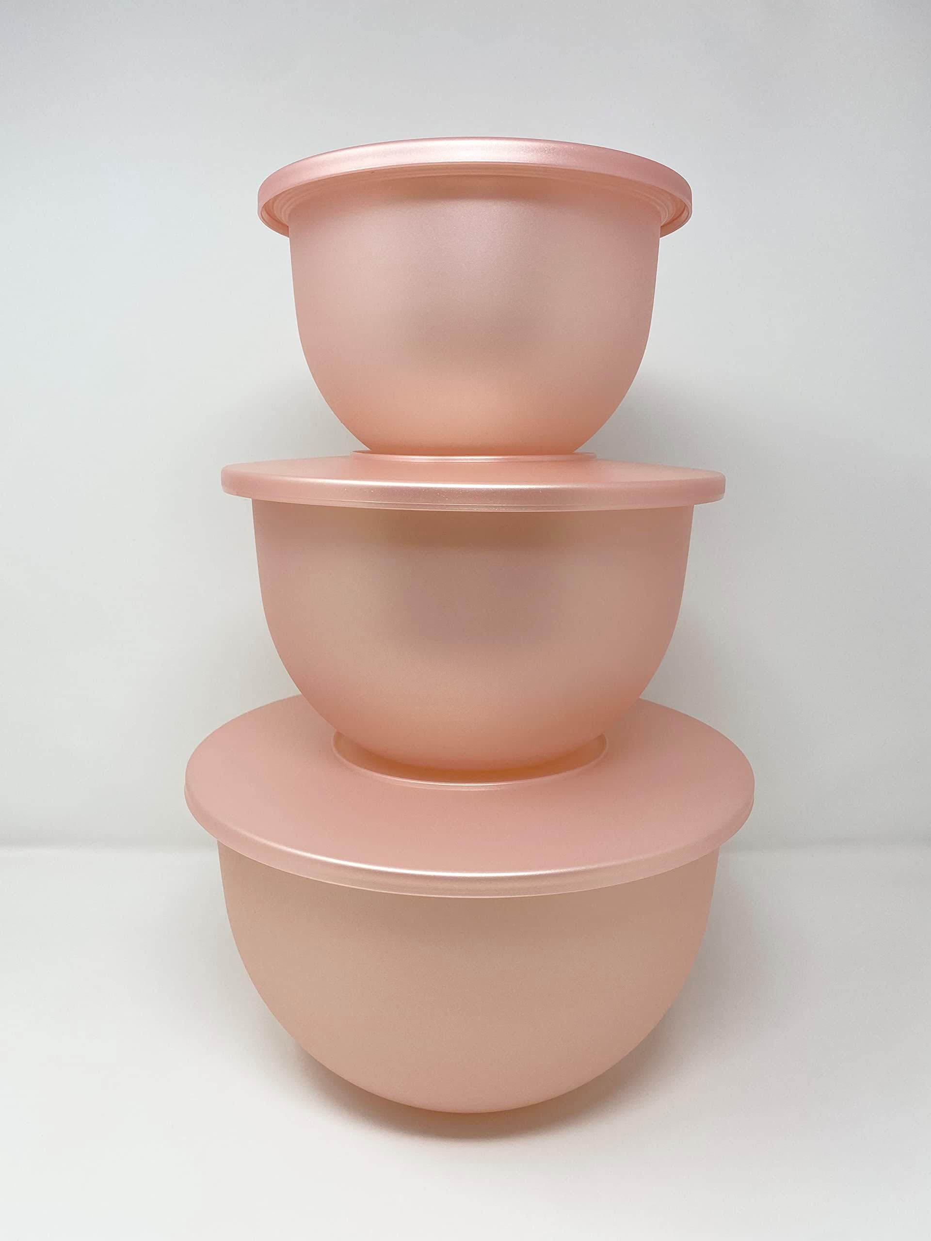 Amazon.com: Tupperware Impressions Classic Bowl Set Spring Color NEW ...