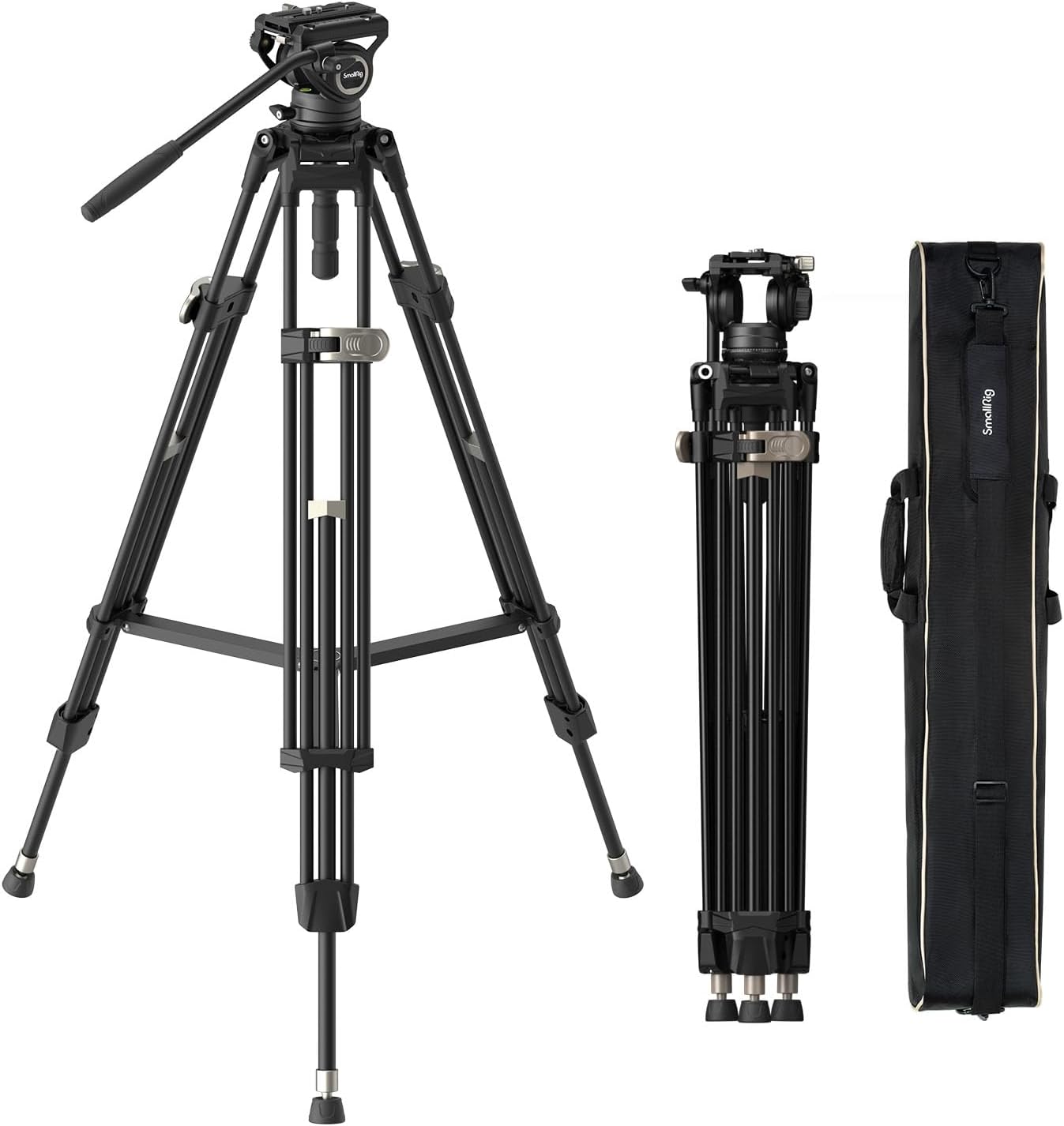 Amazon.com : SmallRig Tribex Hydraulic Carbon Fiber Tripod Kit, Fast ...
