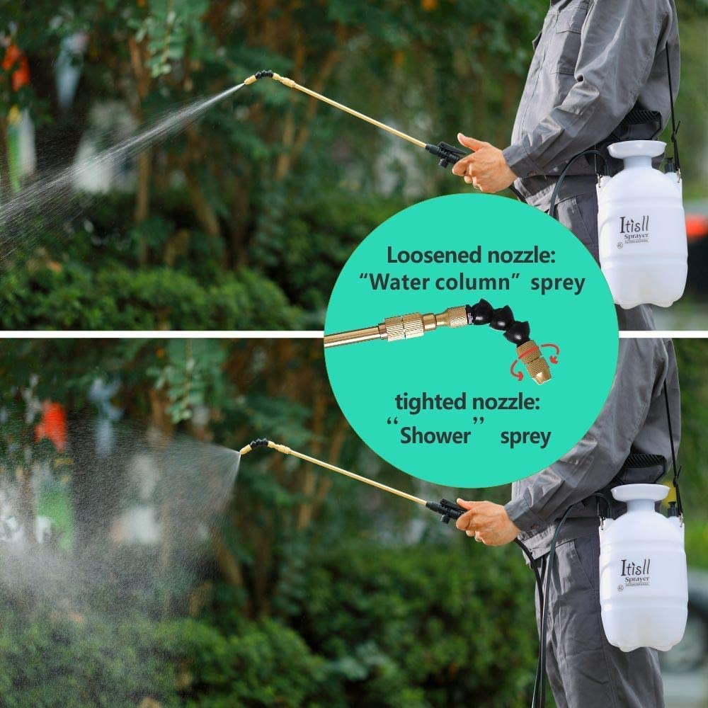 Snapklik.com : Itisll 3 Gallon Backpack Sprayer, Leak-Free Pump Sprayer